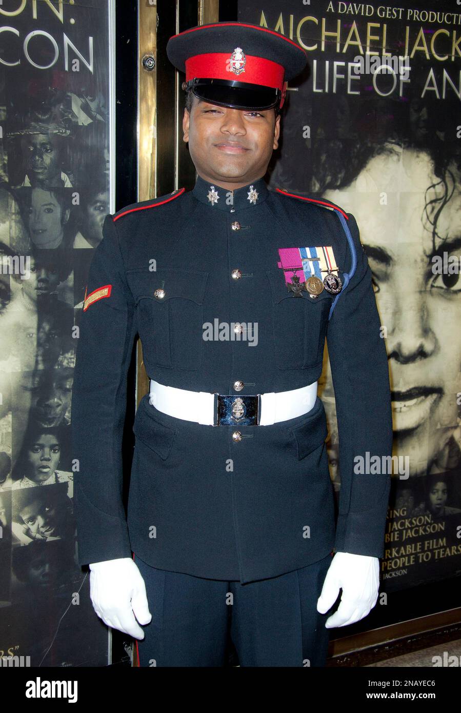 Lance Corporal Johnson Beharry VC arrives for the European Premiere of ...
