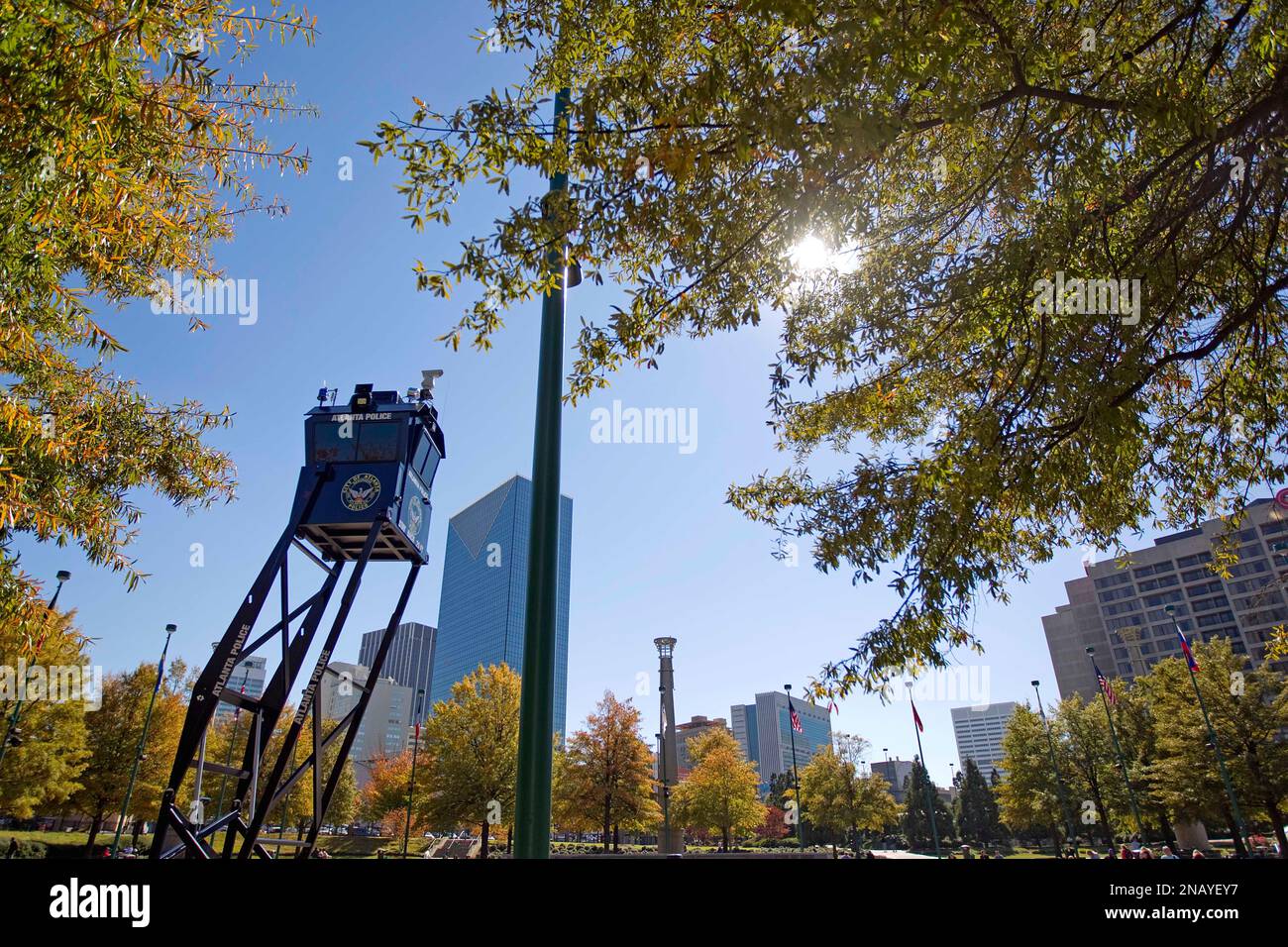 The Atlanta Police Department's new SkyWatch system is unveiled in ...
