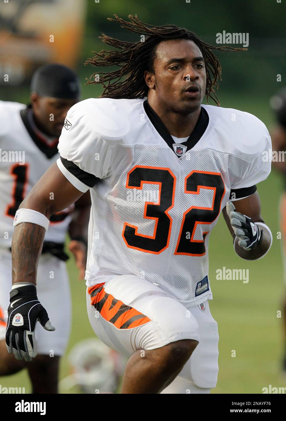 In this photo taken Thursday, Aug. 4, 2011, Cincinnati Bengals running ...