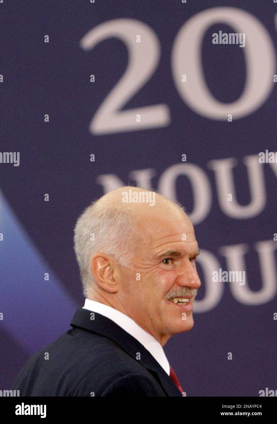 Greek Prime Minister George Papandreou arrives for a G20 summit in ...
