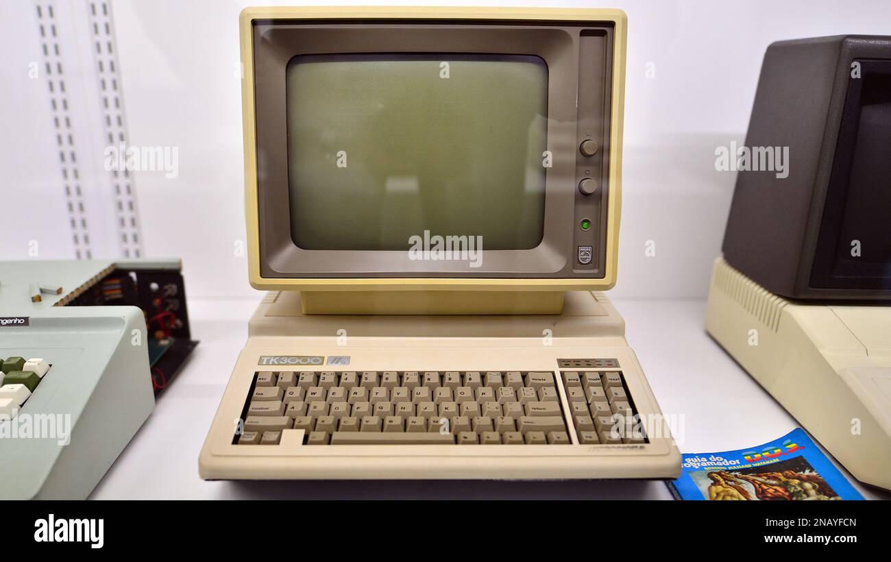 Warsaw, Poland. 10 February 2023. Inside the Apple Museum. TK 3000 II e ...