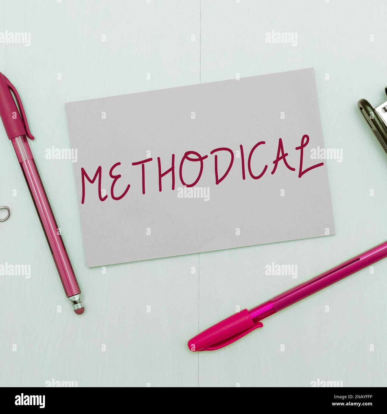 Conceptual display Methodical, Word Written on System of Methods used ...