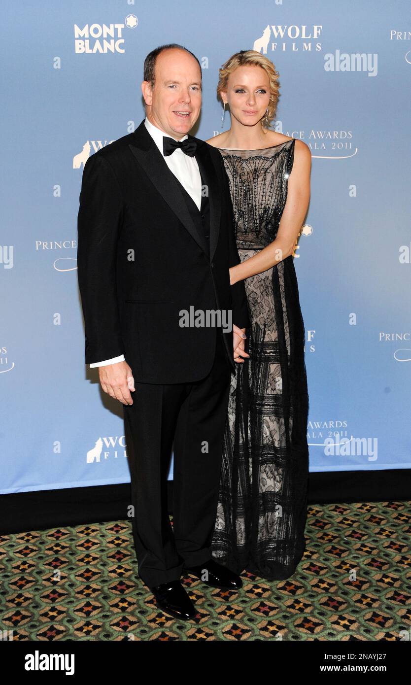 T.S.H. Prince Albert II and Princess Charlene of Monaco attend the ...