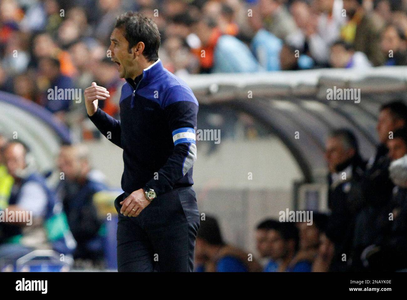 FC Porto coach Victor Pereira reacts during their group G Champions ...