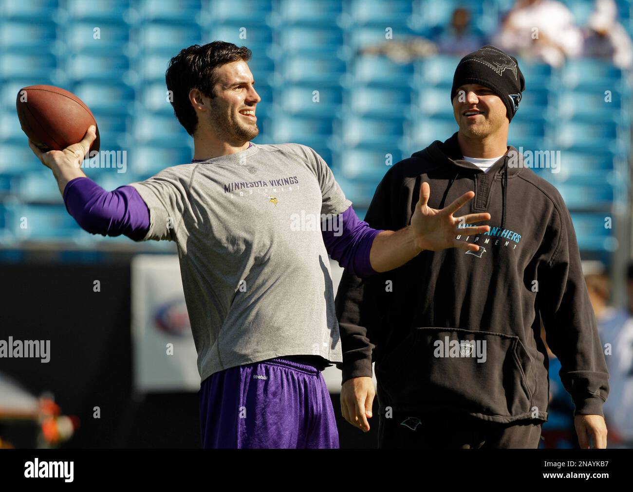 FILE - In this Oct. 30, 2011 file photo, Carolina Panthers quarterback ...