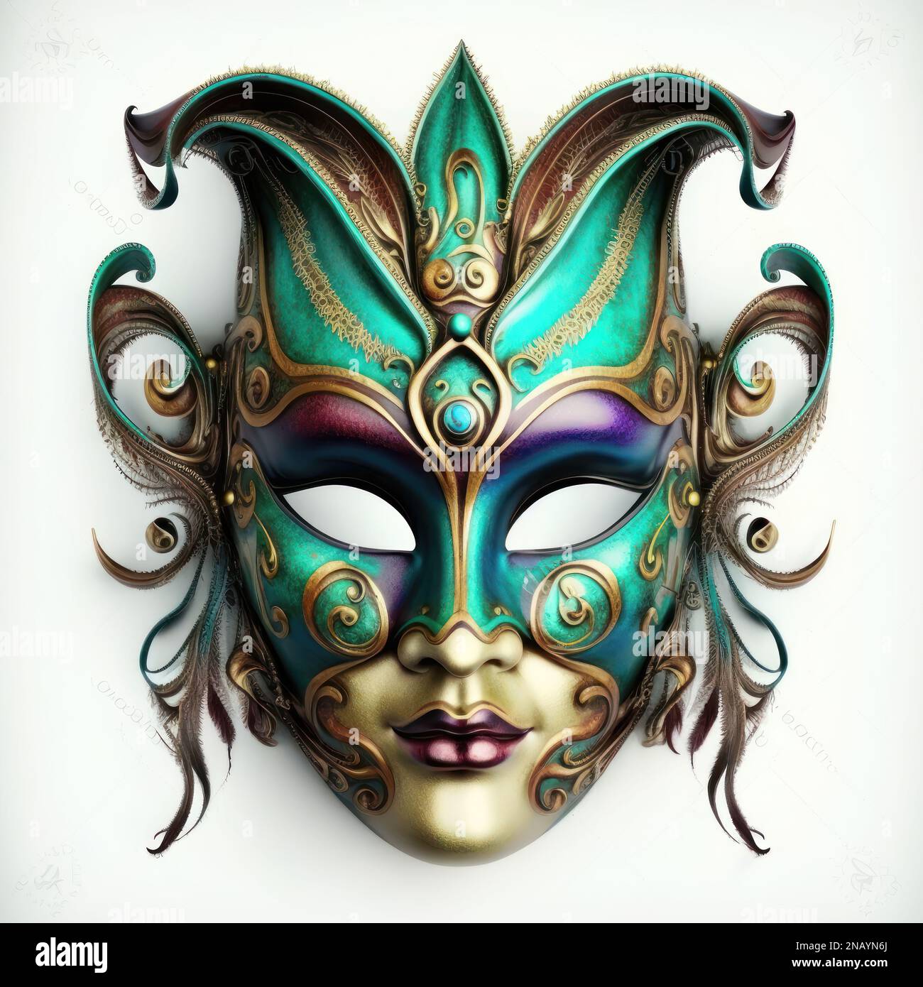 Carnival Mask Template