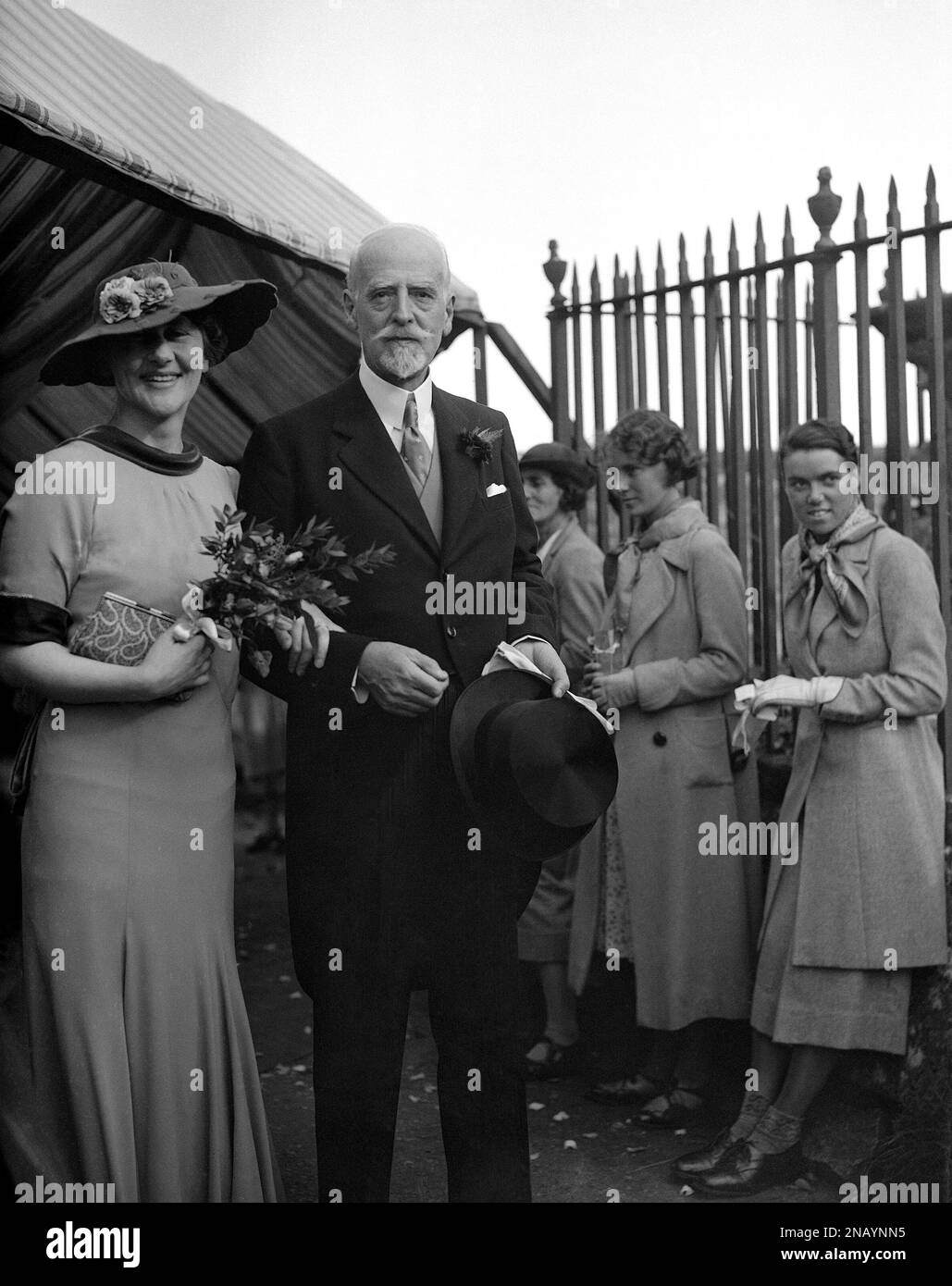 The wedding took place on Sept. 16, 1937, at North Leigh Church, near ...