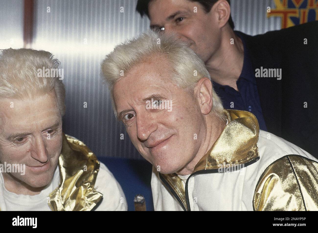 Disc jockey and present on Britain's Radio 1, Jimmy Saville pictured ...
