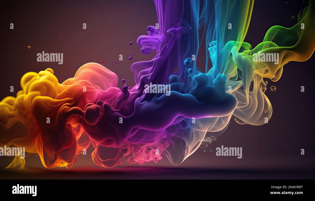 Colour powder blast on black background , Bright colours for Indian ...