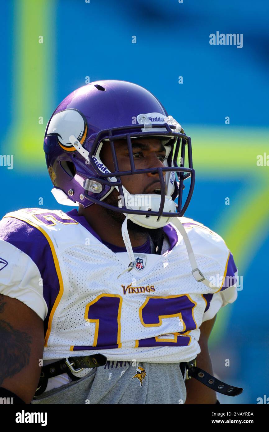 Minnesota Vikings' Percy Harvin (12) against the Carolina Panthers ...
