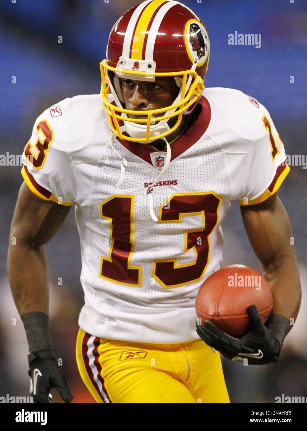 Washington Redskins' Anthony Armstrong runs with the ball during ...