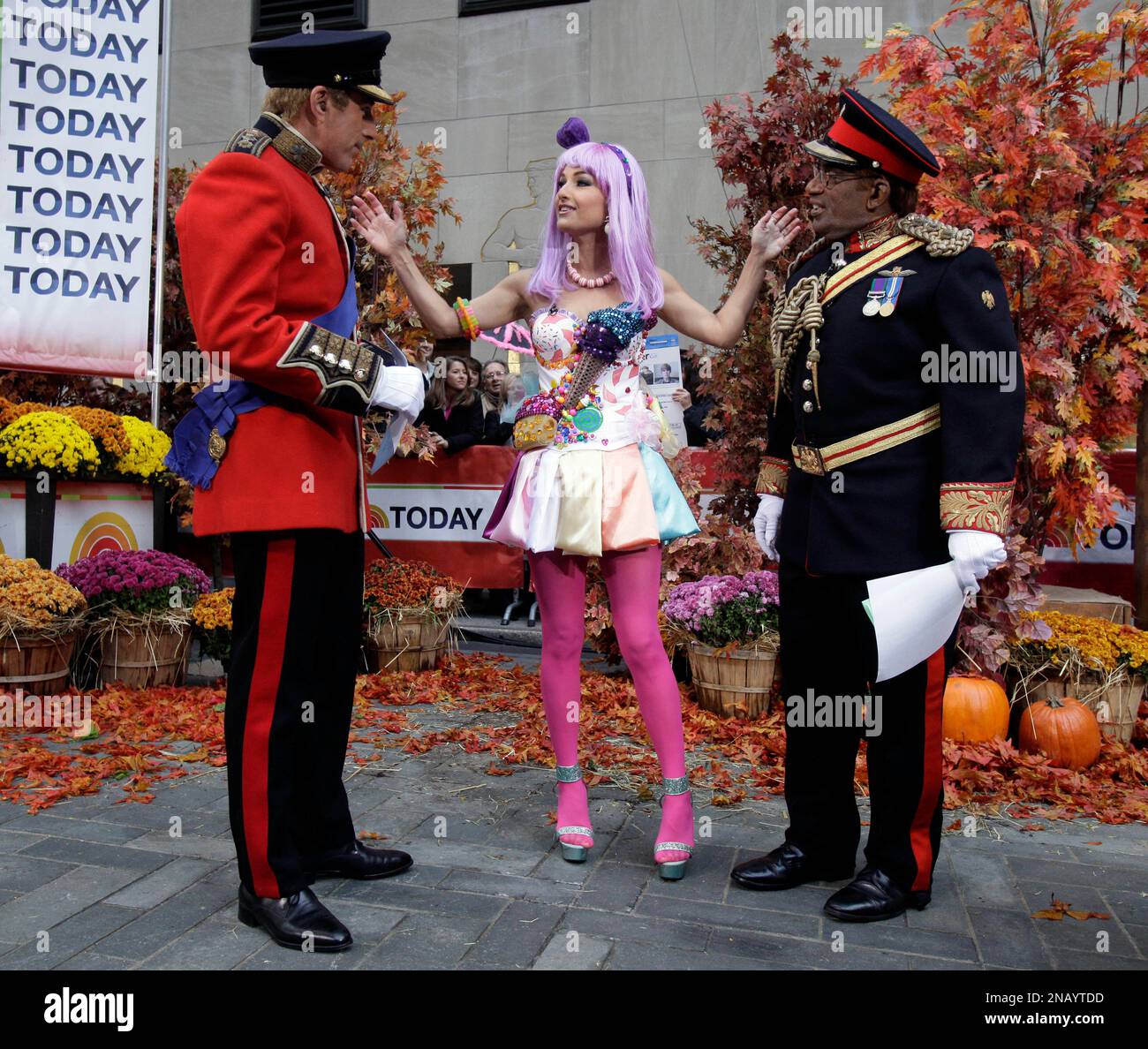 Co-hosts, from left, Matt Lauer as Prince William; chef Giada De ...