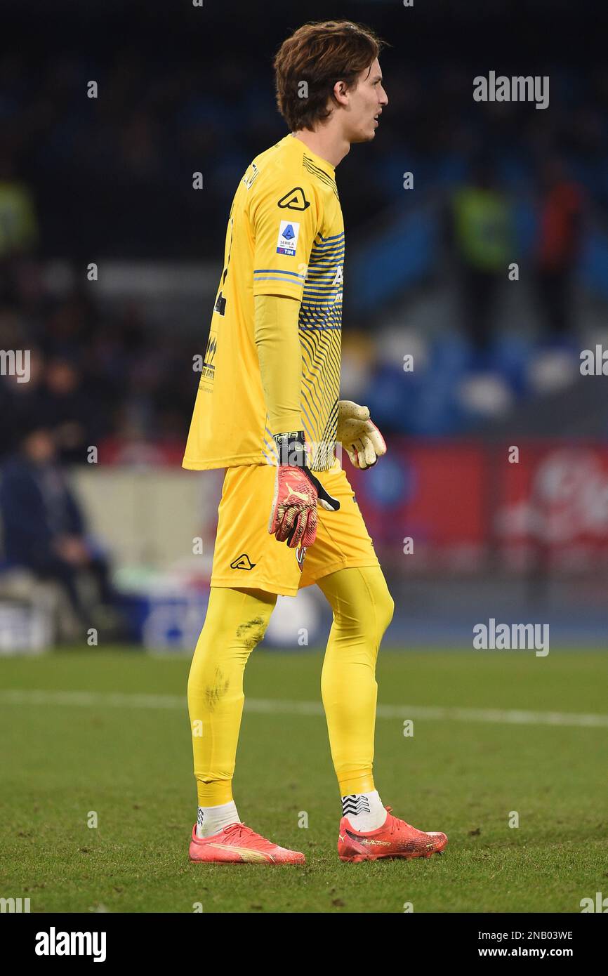 Naples, Italy. 12 Feb, 2023. Marco Carnesecchi of US Cremonese during ...