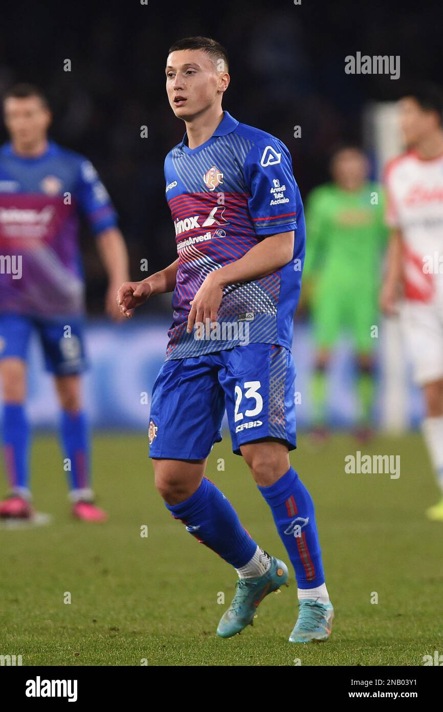 Naples, Italy. 12 Feb, 2023. Christian Acella of US Cremonese during ...