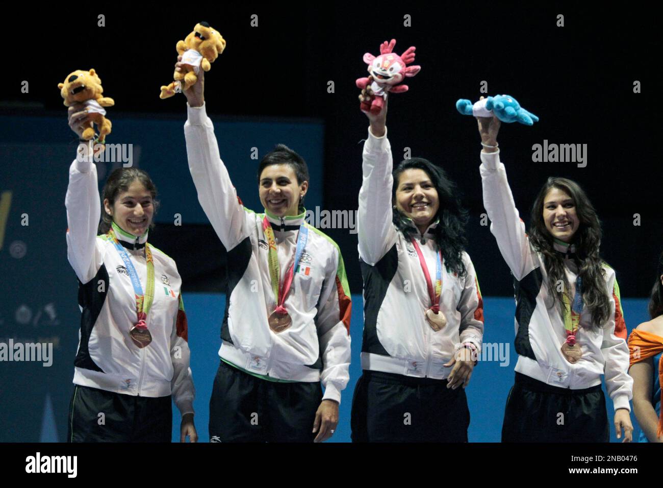 From left: Mexico's Alejandra Avena, Andrea Millan, Alejandra Teran and ...