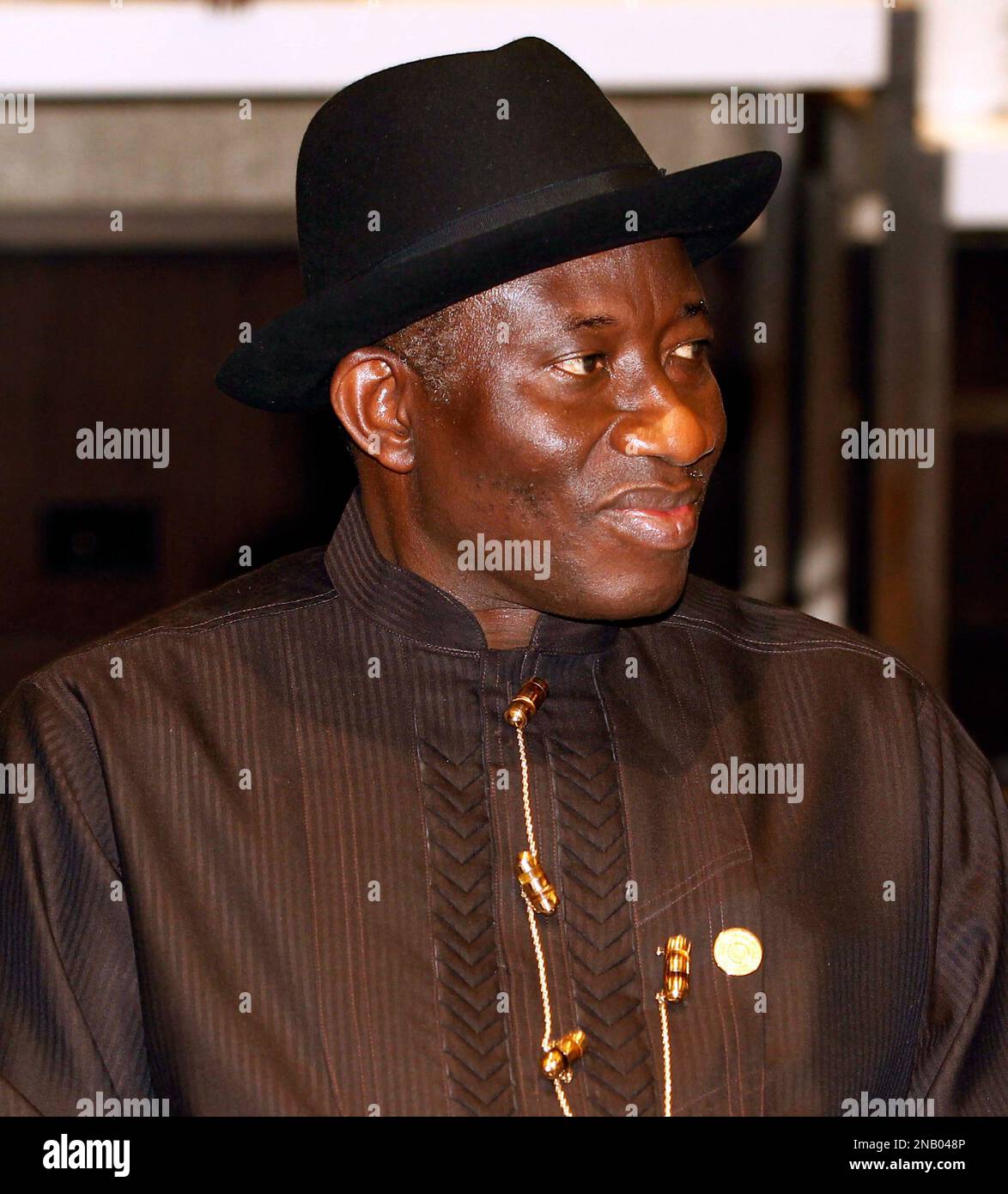 Nigeria President Goodluck Jonathan attends at the Commonwealth Youth ...