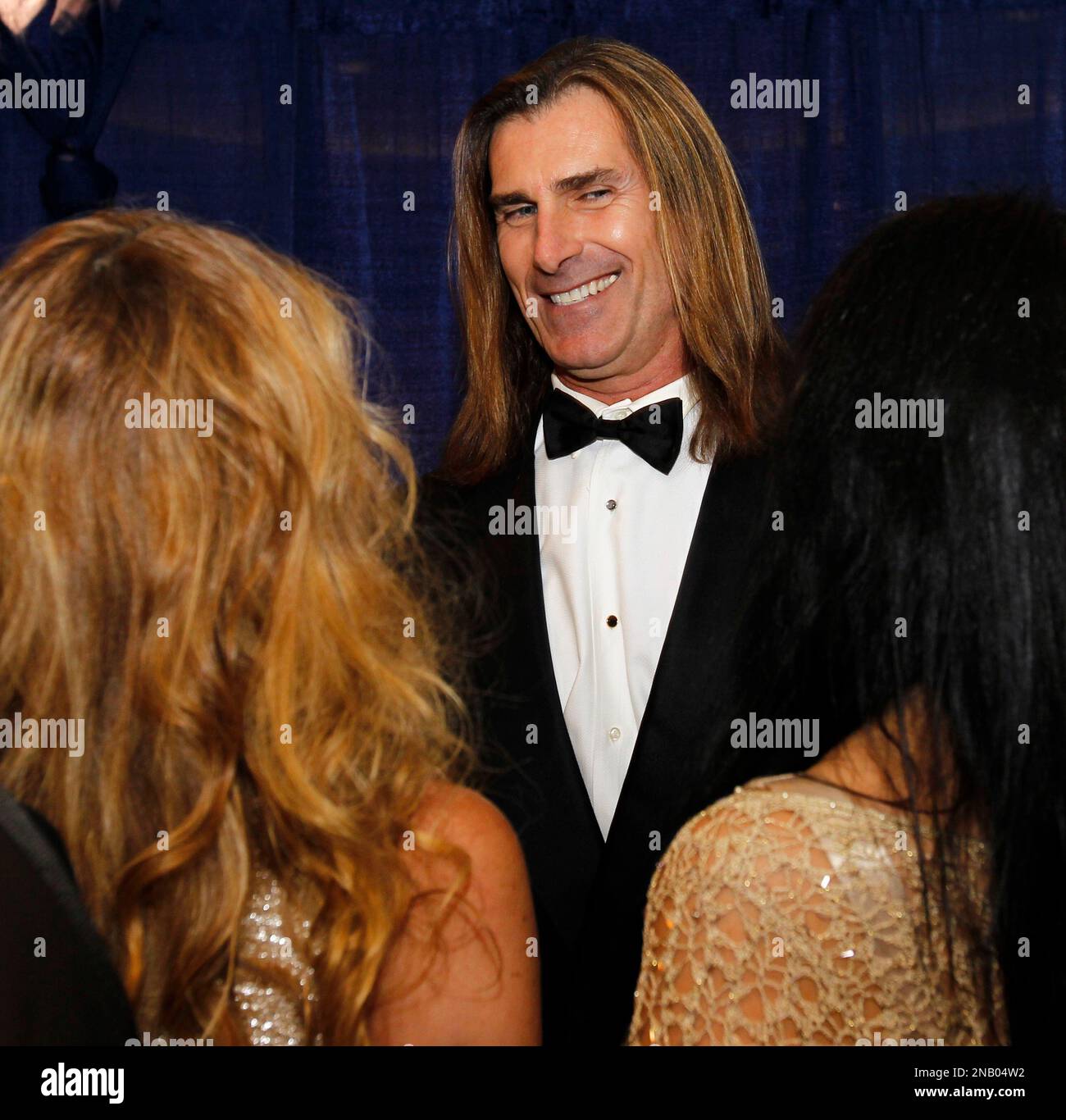 Actor Fabio chats with others attending the VIP reception before the ...