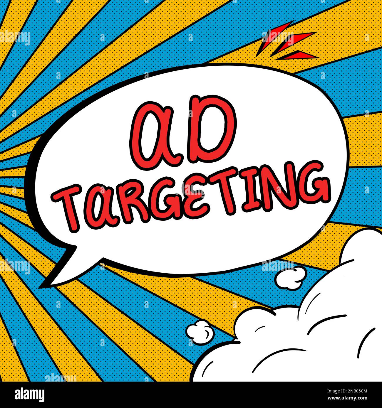 Hand writing sign Ad Targeting. Concept meaning target the most ...