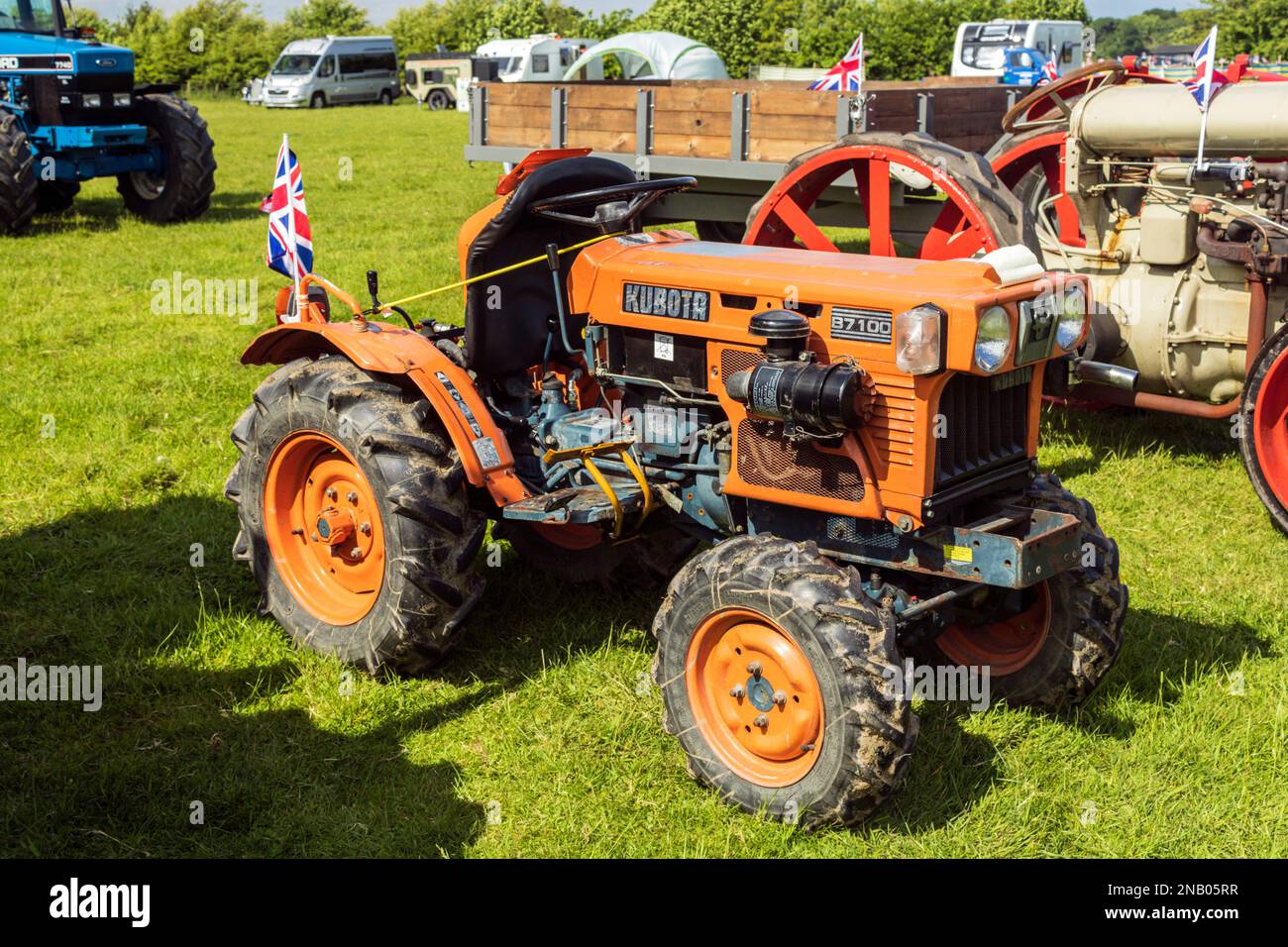 Kubota B7100. Heskin Steam Rally 2022 Stock Photo - Alamy