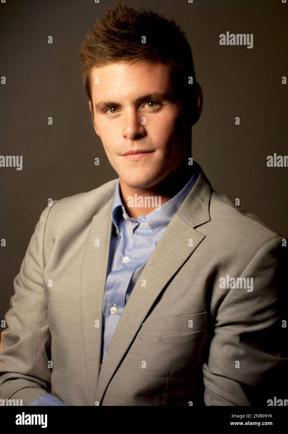 2008 Olympic diving team member David Boudia poses at the London 2012 ...