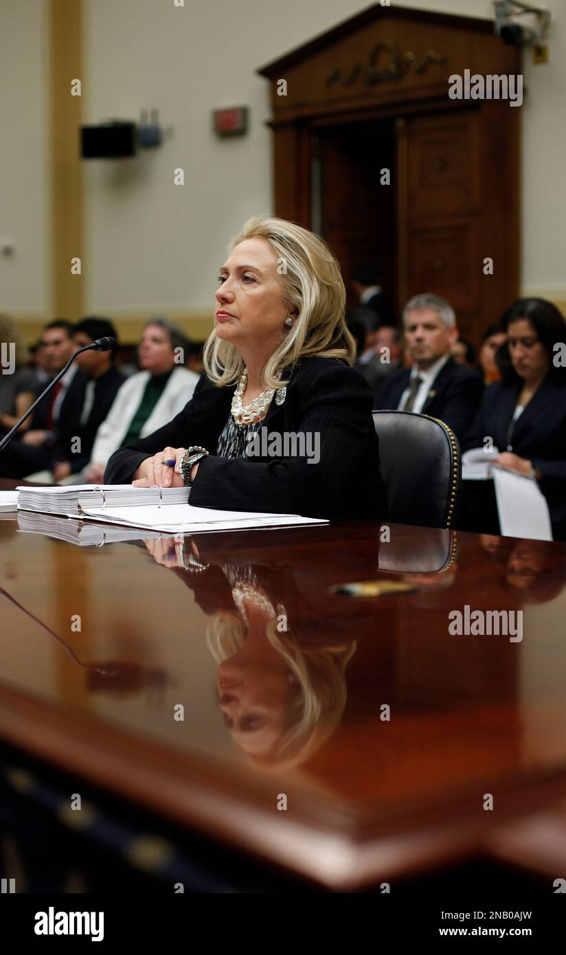 Sec Of State Hillary Rodham Clinton Testifies At The House Foreign