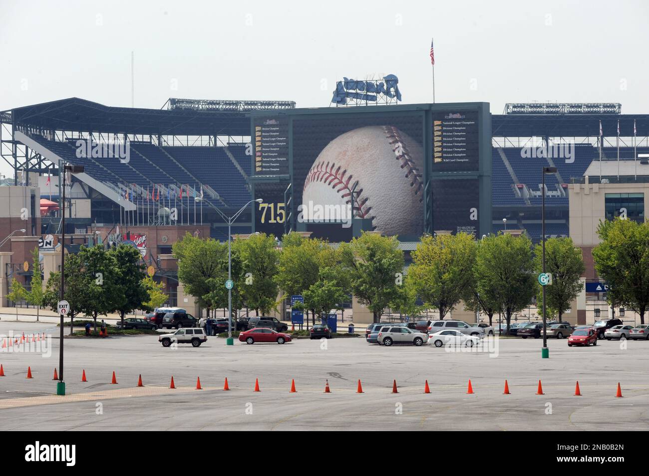 Turner Field, home of the Atlanta Braves MLB baseball team is seen on ...