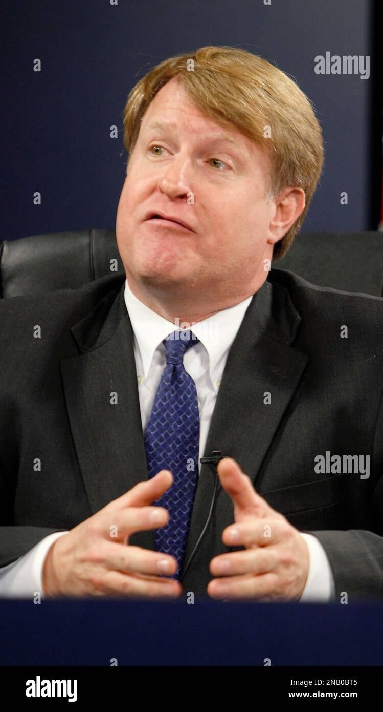 In this photo made on Thursday, Oct. 27, 2011, candidate for Allegheny ...