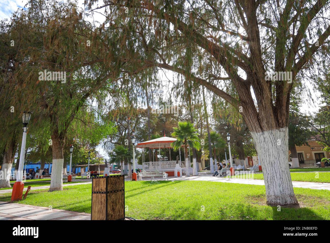 Ures Mpo square. Ures Sonora Mexico, old town of old houses (Photo ...