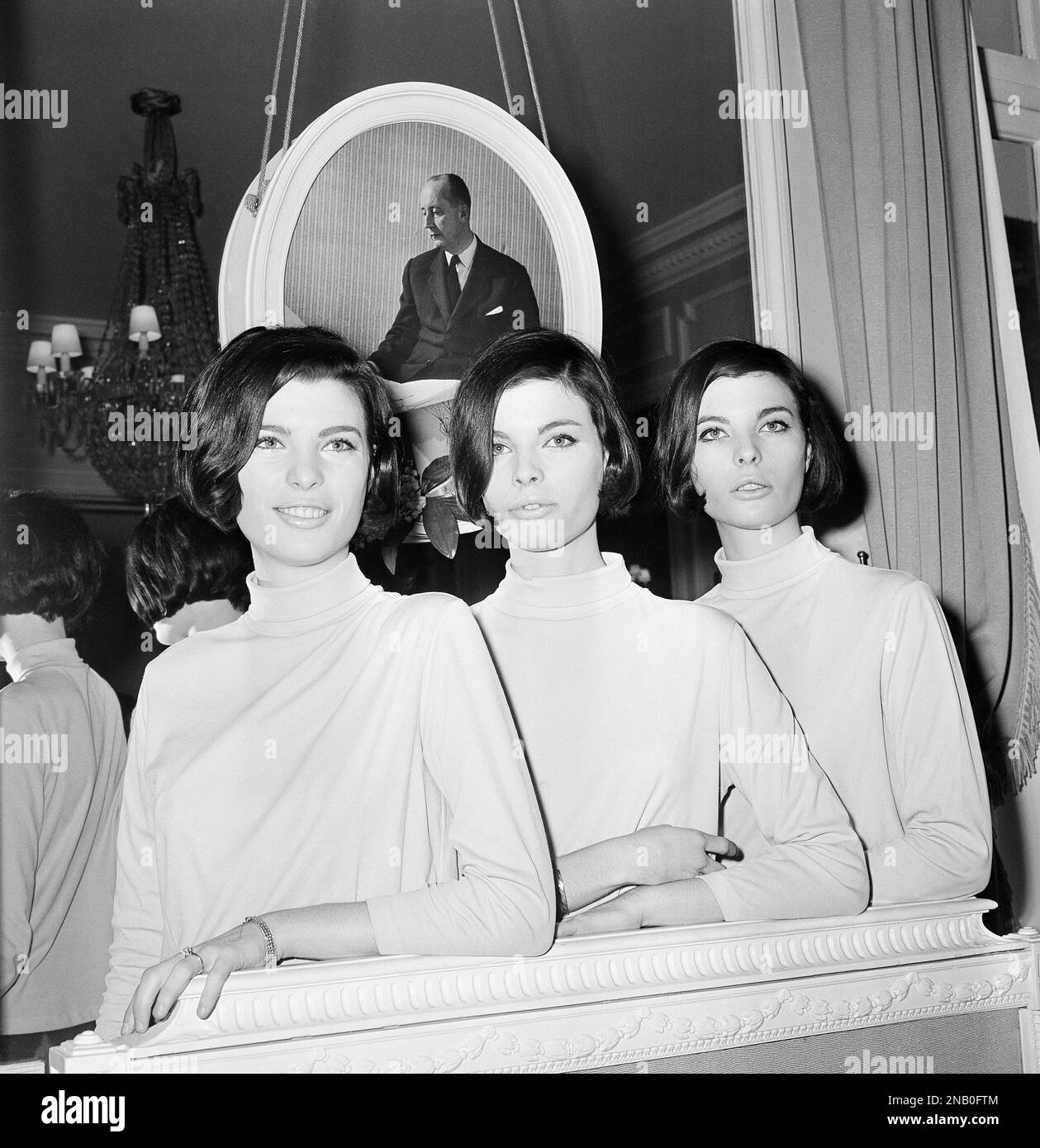 These three young women are sisters--triplets as a matter of fact. They ...