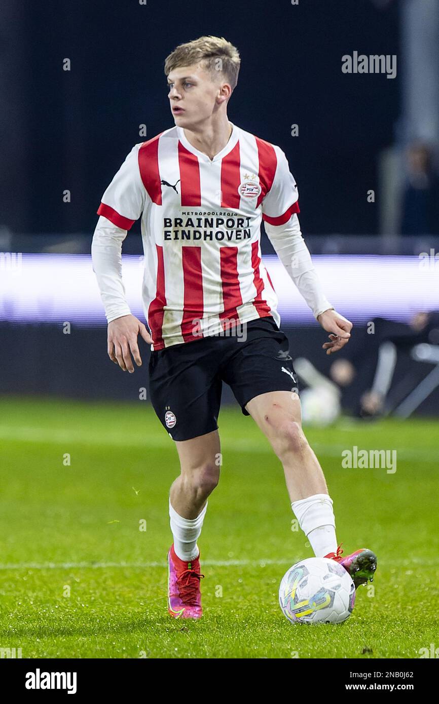 EINDHOVEN, 13-02-2023. Sportcomplex de Herdgang, Stadium of Jong PSV. Dutch ...