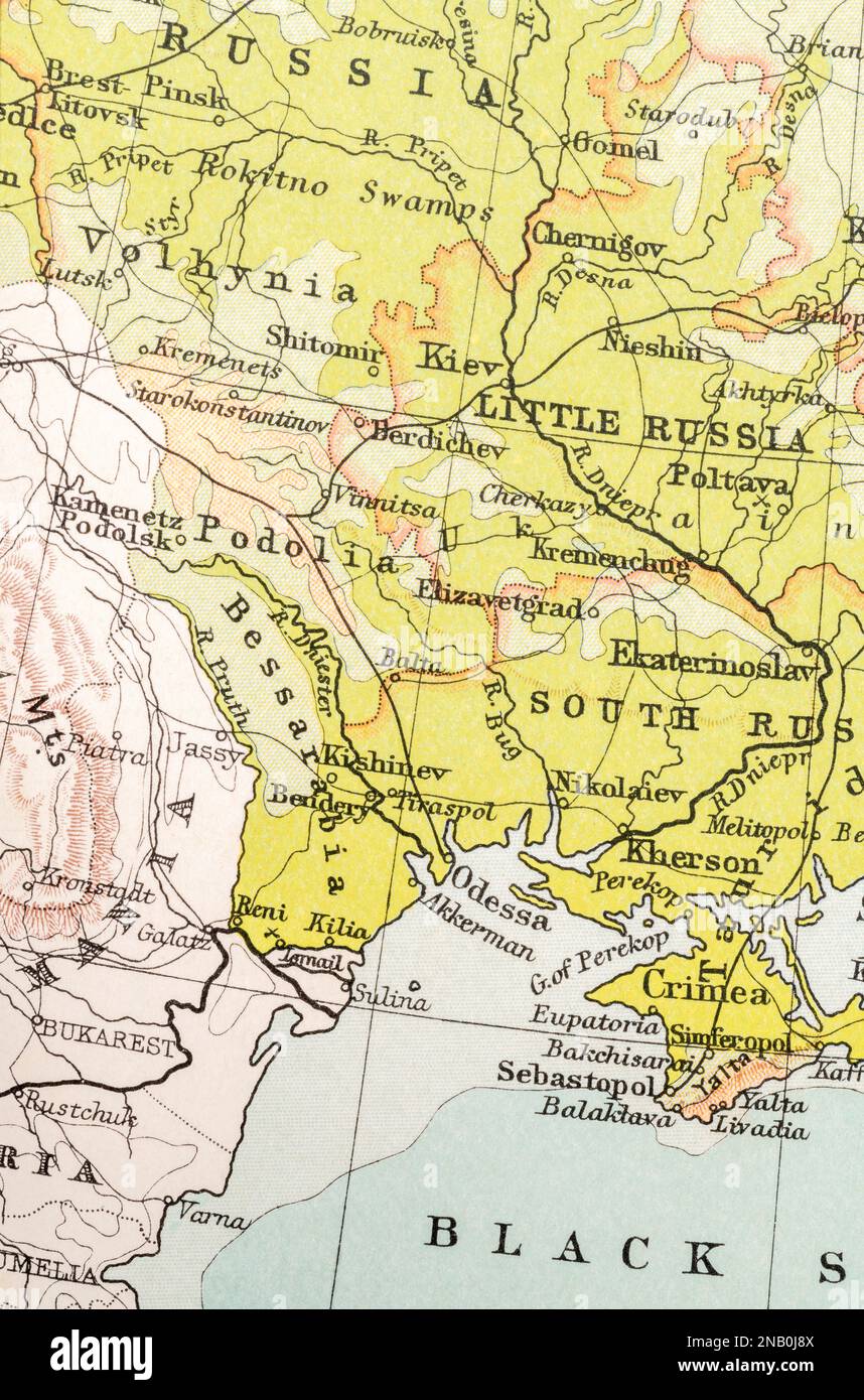 Historical bessarabia map hi-res stock photography and images - Alamy