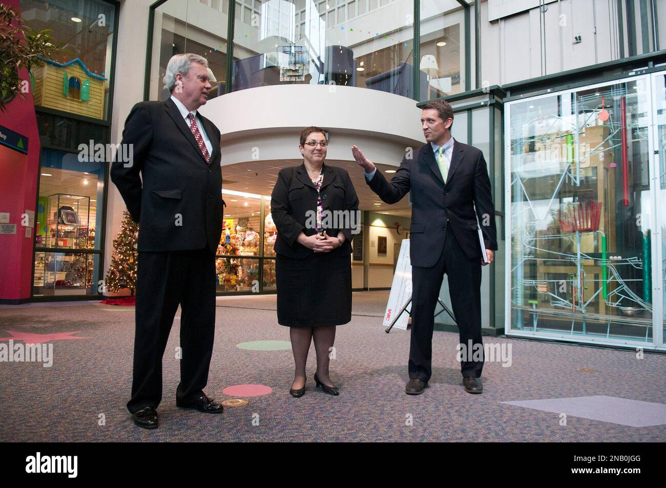 Hospital CEO and President, Bill Considine, left, and Vice President of ...
