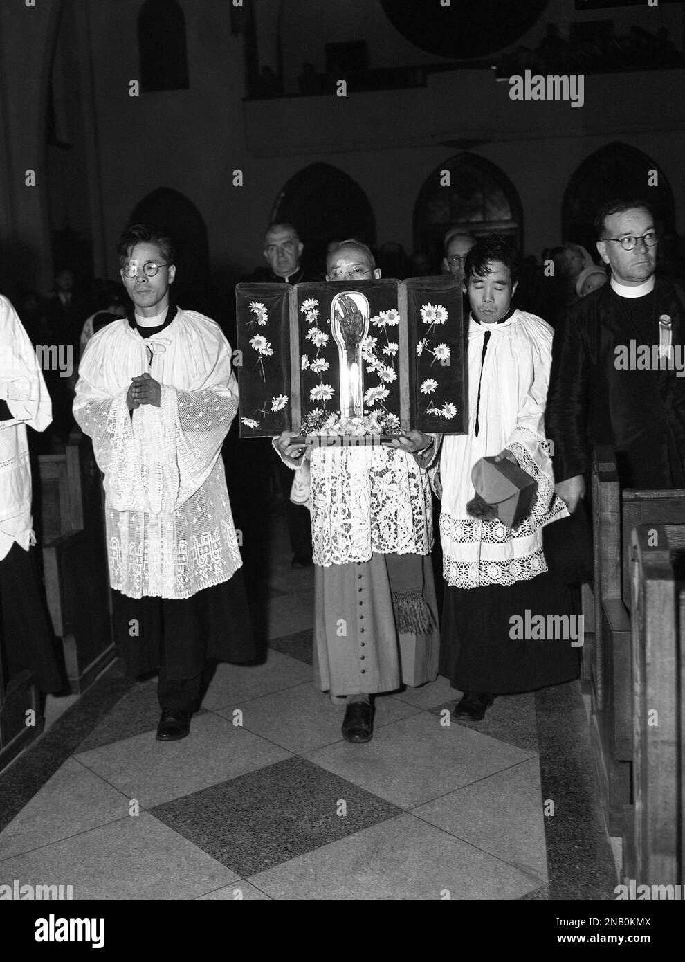 His Eminence Norman Cardinal Gilroy, Legate of his holiness Pope Pius ...