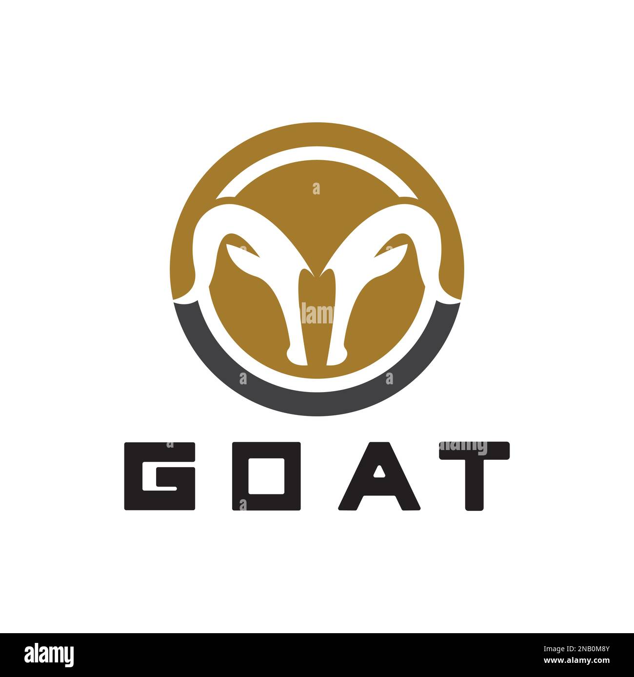 Sheep goat horns idea logo design vector icon illustration. Aries ...