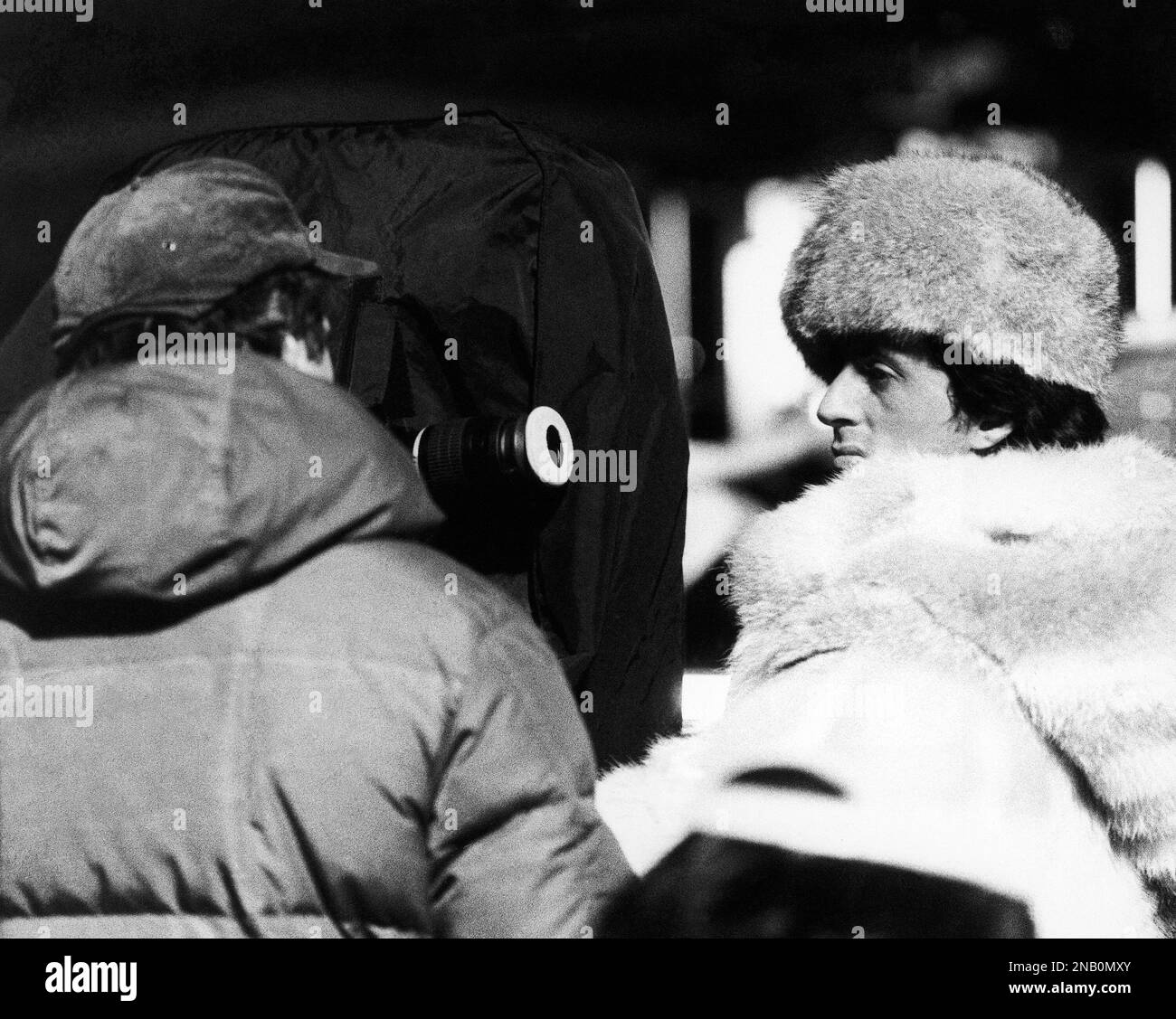 Sylvester Stallone, in fur hat and coat, is directing the sequel to ...