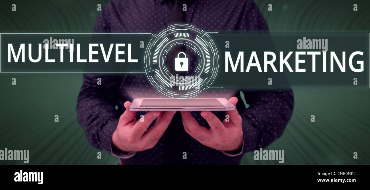 Inspiration showing sign Multilevel Marketing. Internet Concept ...