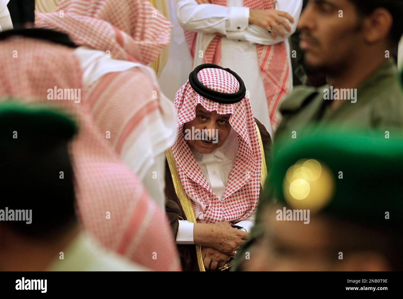 Saudi Interior Minister Prince Nayef bin Abdul-Aziz Al Saud receives ...