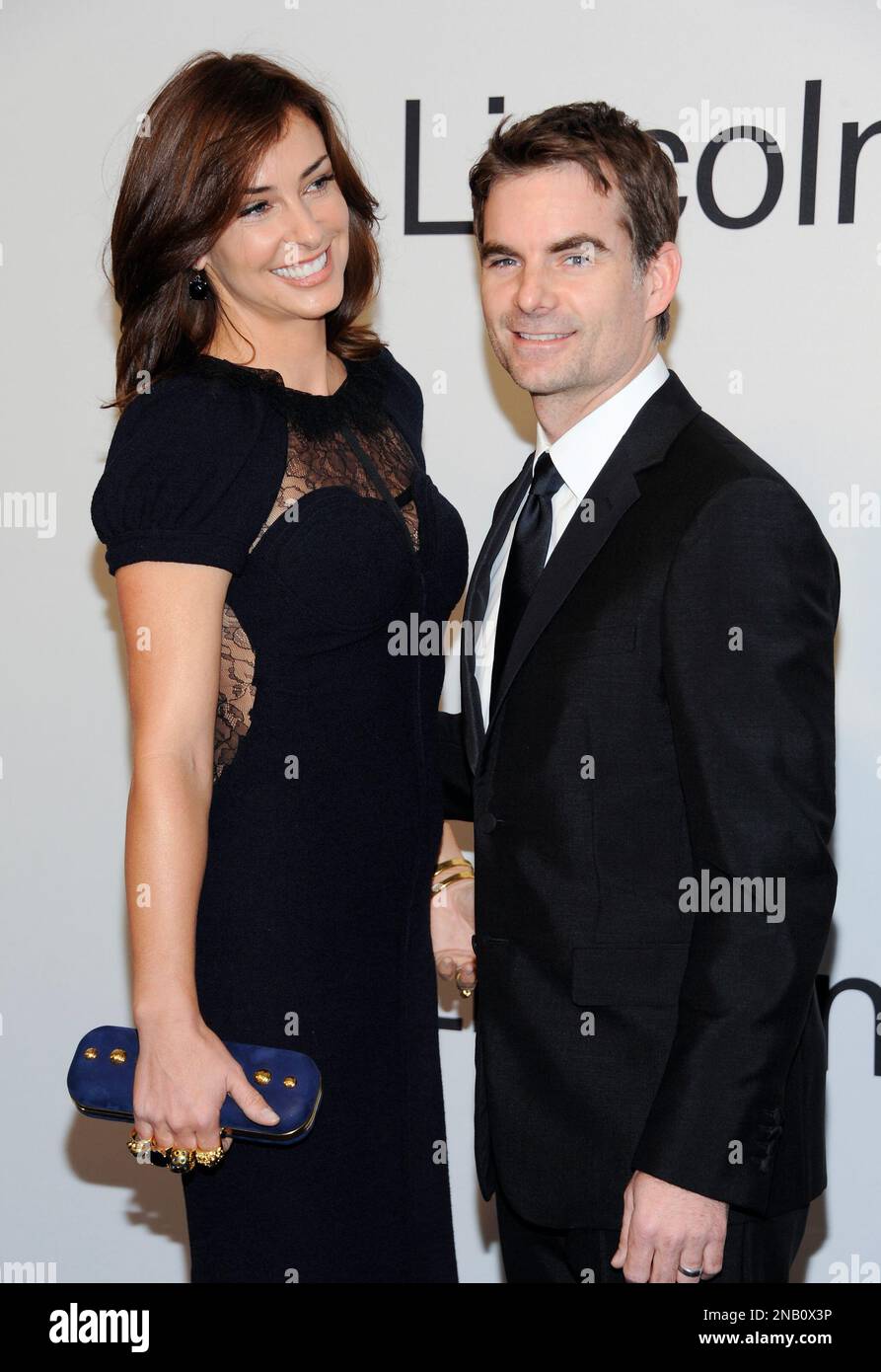 Race car driver Jeff Gordon and wife Ingrid attend "Lincoln Center ...