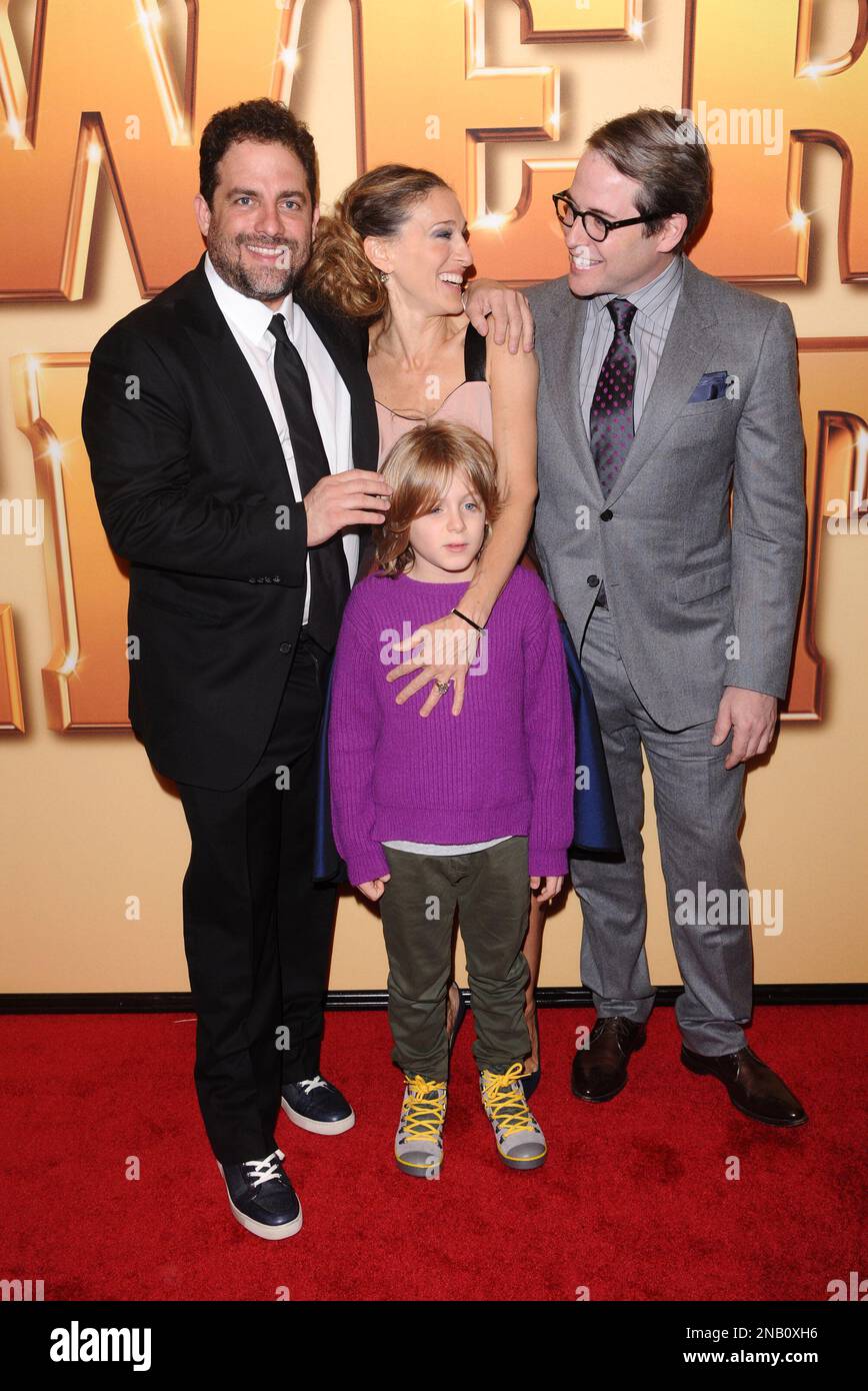 Director Brett Ratner, actress Sarah Jessica Parker with son James ...