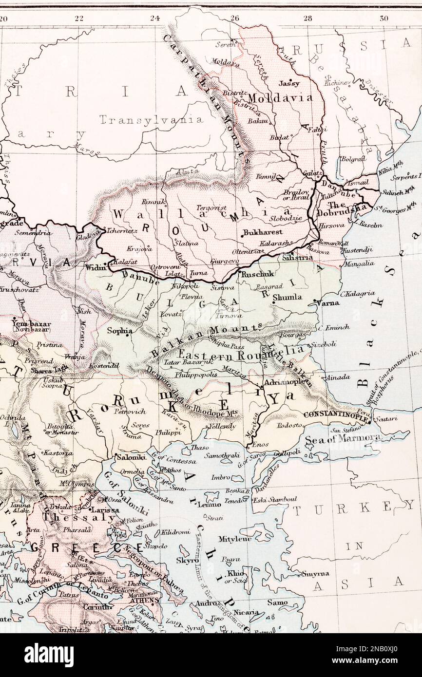 Historical bessarabia map hi-res stock photography and images - Alamy