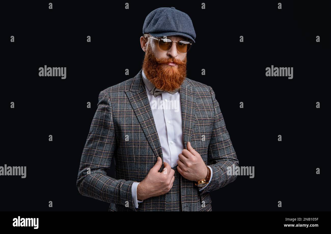 retro gangster man on background. photo of retro gangster man wearing ...