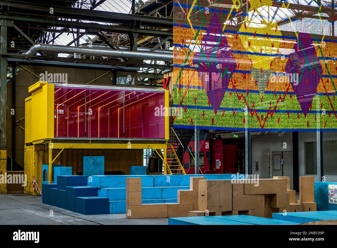 Amsterdam, Netherlands - July 30, 2019: Images of workshops and ...