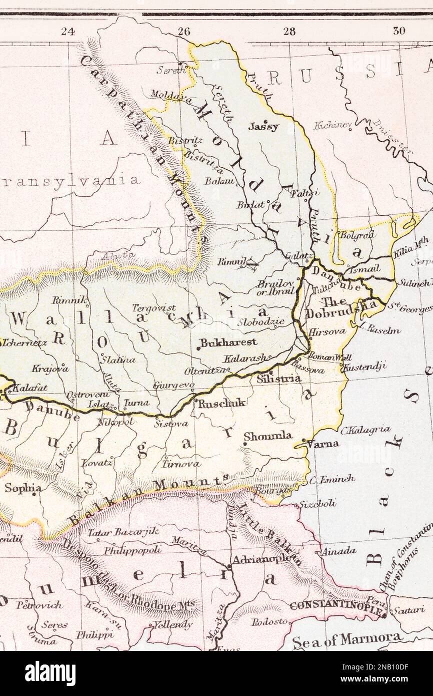 Historical bessarabia map hi-res stock photography and images - Alamy