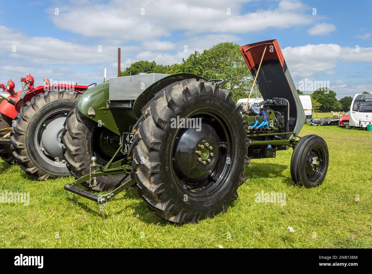 Vintage tractor. Heskin Steam Rally 2022 Stock Photo - Alamy