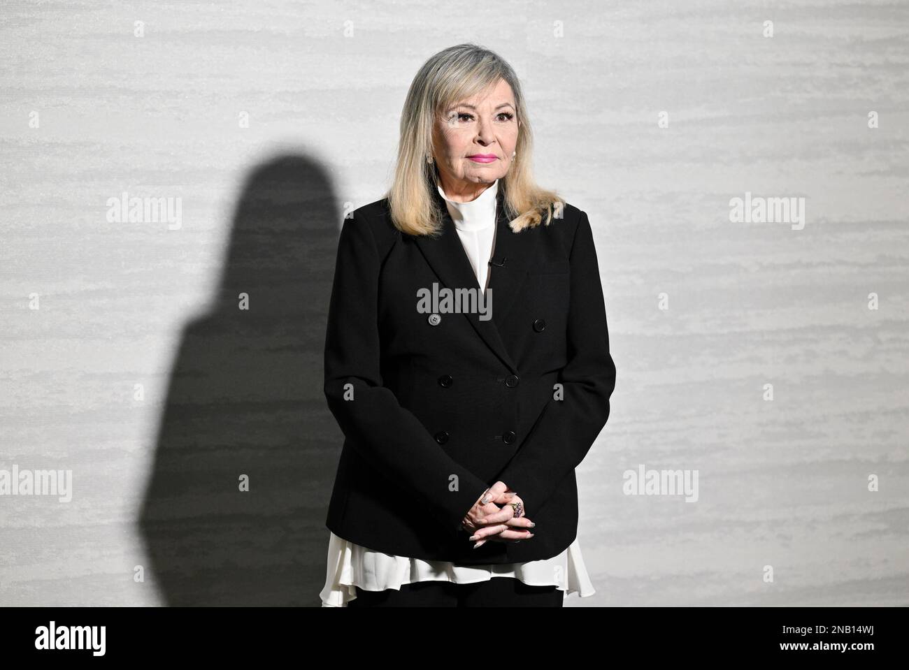 Roseanne Barr visits "Fox & Friends" to promote her new show "Roseanne ...