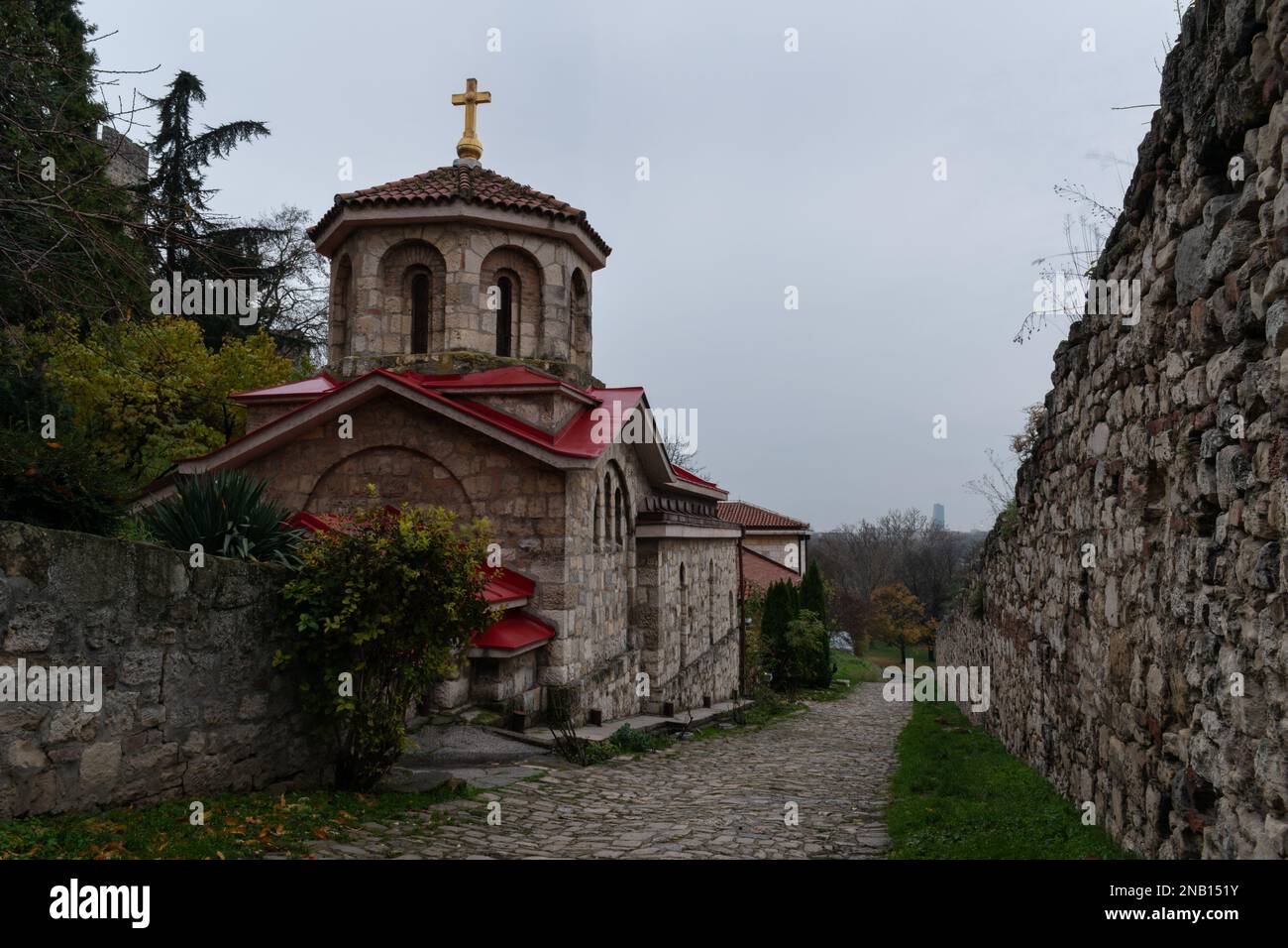 The Chapel of Saint Petka in Belgrade, inside walls of Kalemegdan ...