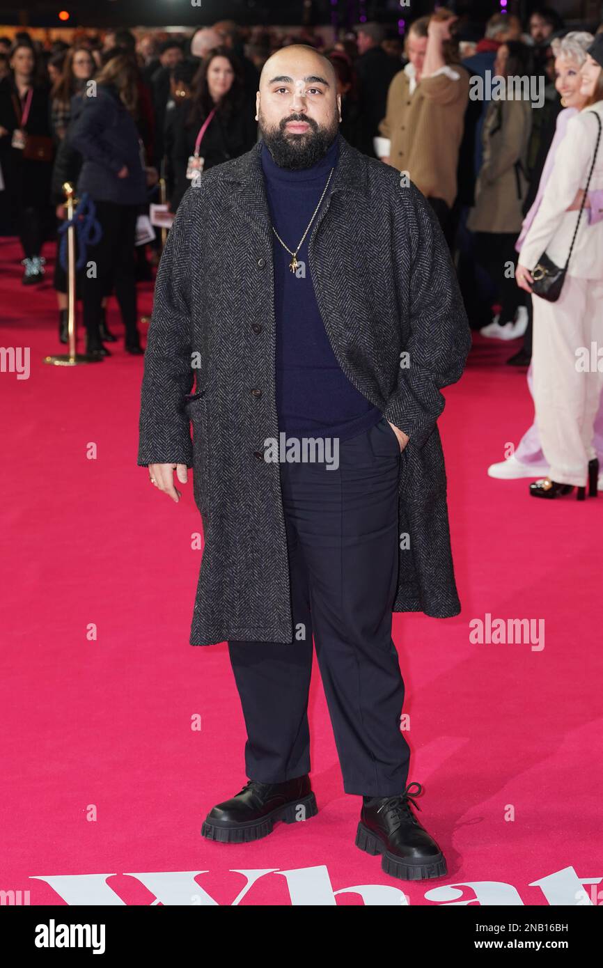 Asim Chaudhry attending the UK premiere of What's Love Got to Do with ...