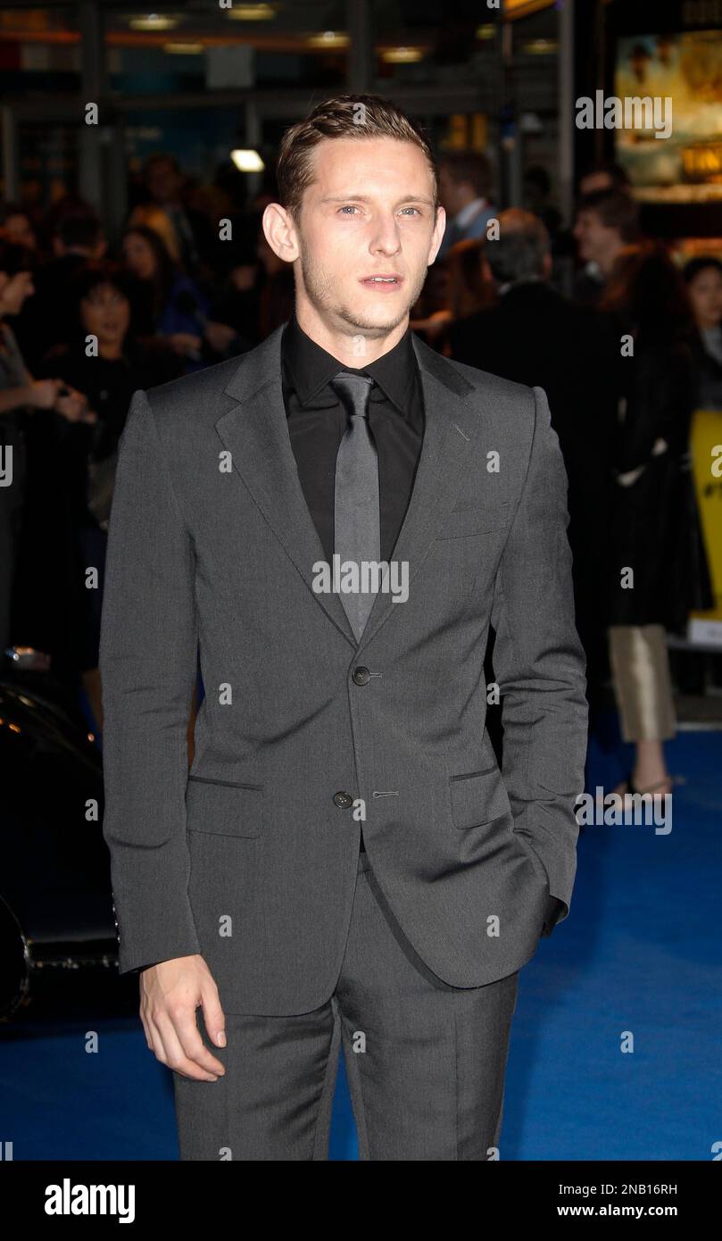 British actor Jamie Bell arrives for the BFI London Film Festival UK ...