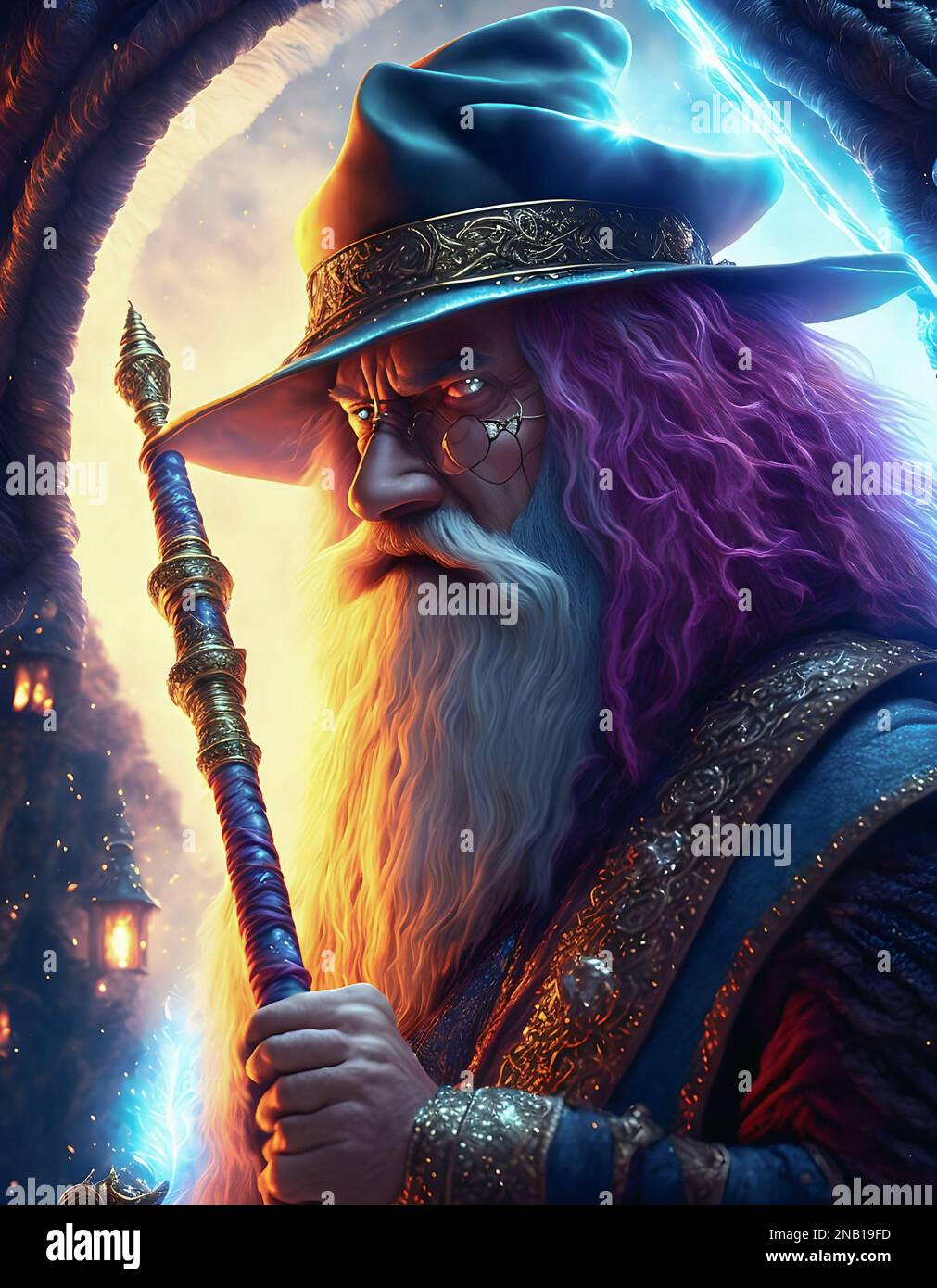 Gandalf costume hi-res stock photography and images - Alamy