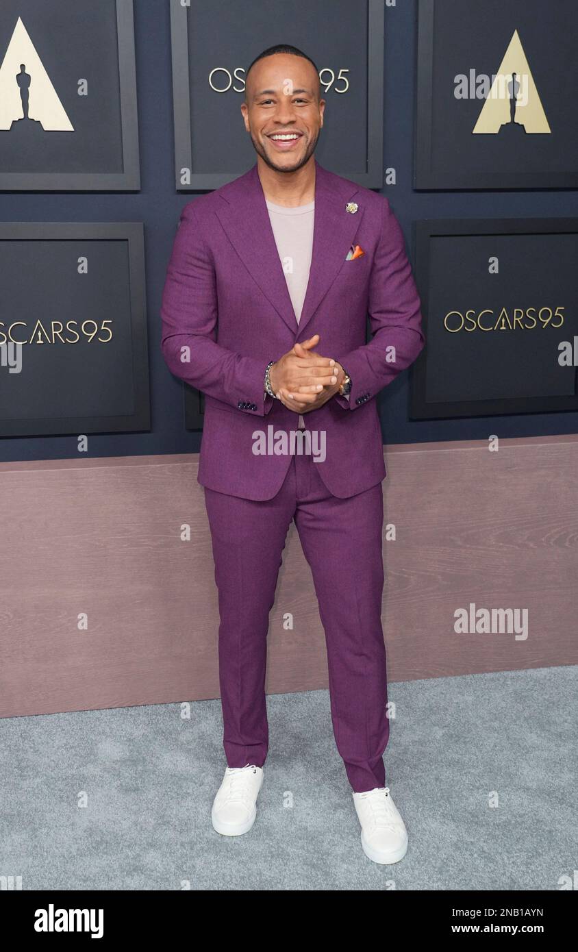DeVon Franklin arrives at the 95th Academy Awards Nominees Luncheon on ...